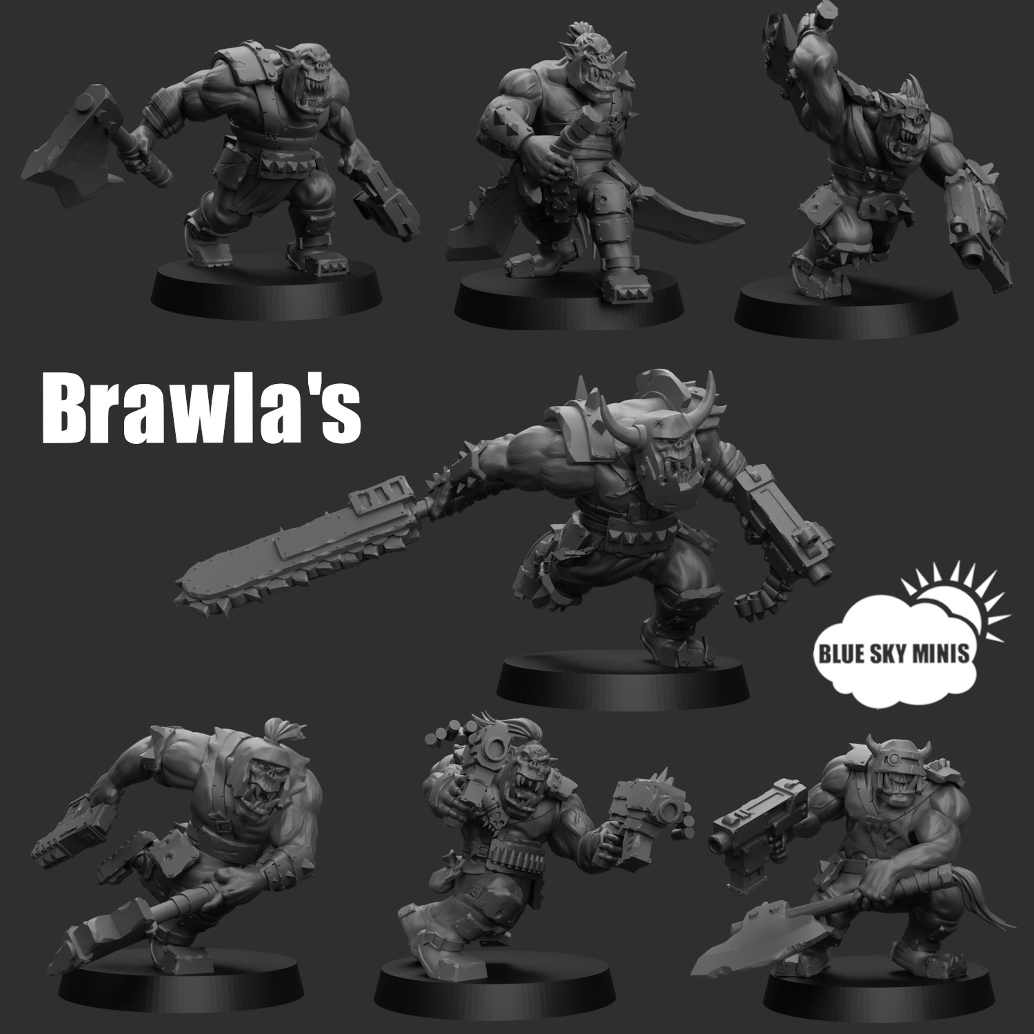 3D file Brawla Boys 🎲・Template to download and 3D print・Cults