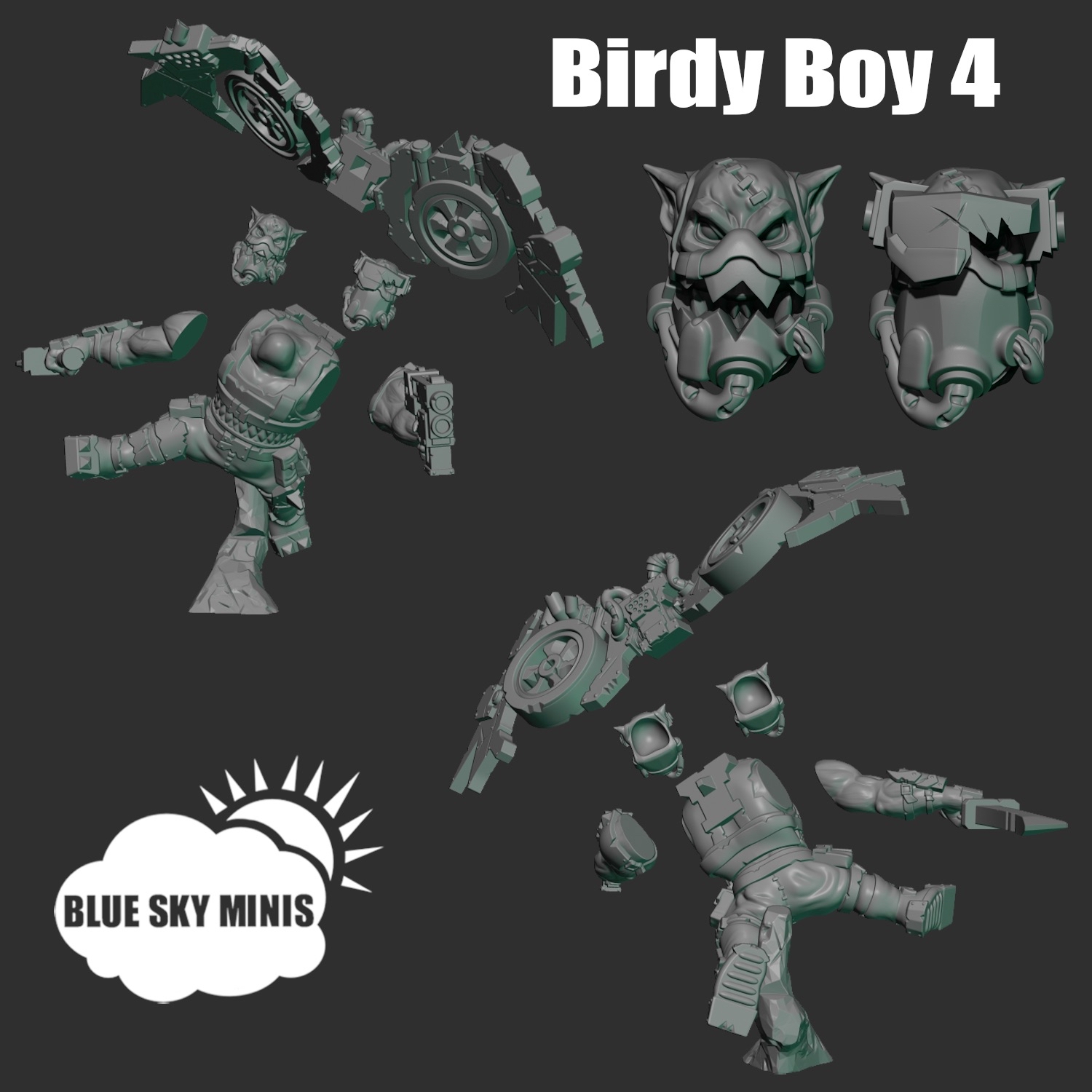 Archivo 3D Los chicos de Birdy 🔝・Diseño para descargar y imprimir en 3D ...