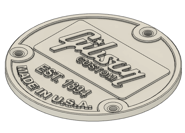 STL file Gibson Custom Guitar Logo switch backplate 🎸・3D printable ...