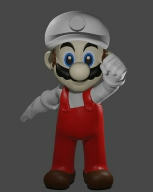 Free STL file Super Mario Fire - Epic pose 🔥・3D printable object to ...
