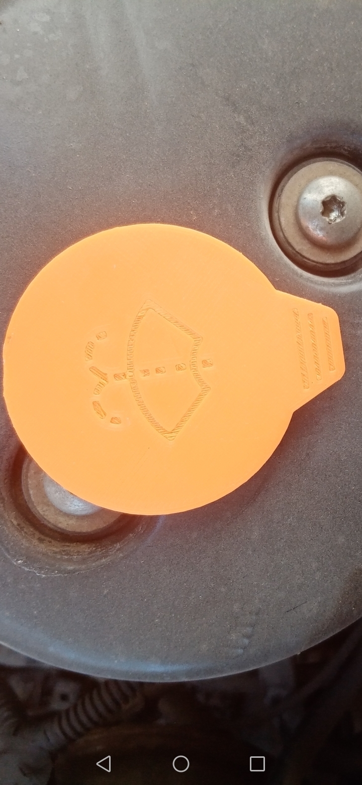 STL file chevrolet monza 1999 Windshield Washer Cap・3D printable model ...