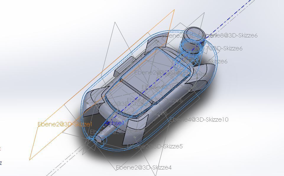 Free STL file Pod Shell for a FlyTec or Braeuniger Vario 6015 with air ...