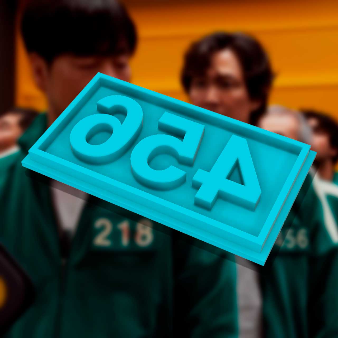 Файл STL NUMBER LABELS - THE SQUID GAME・Модель для загрузки и печати в ...