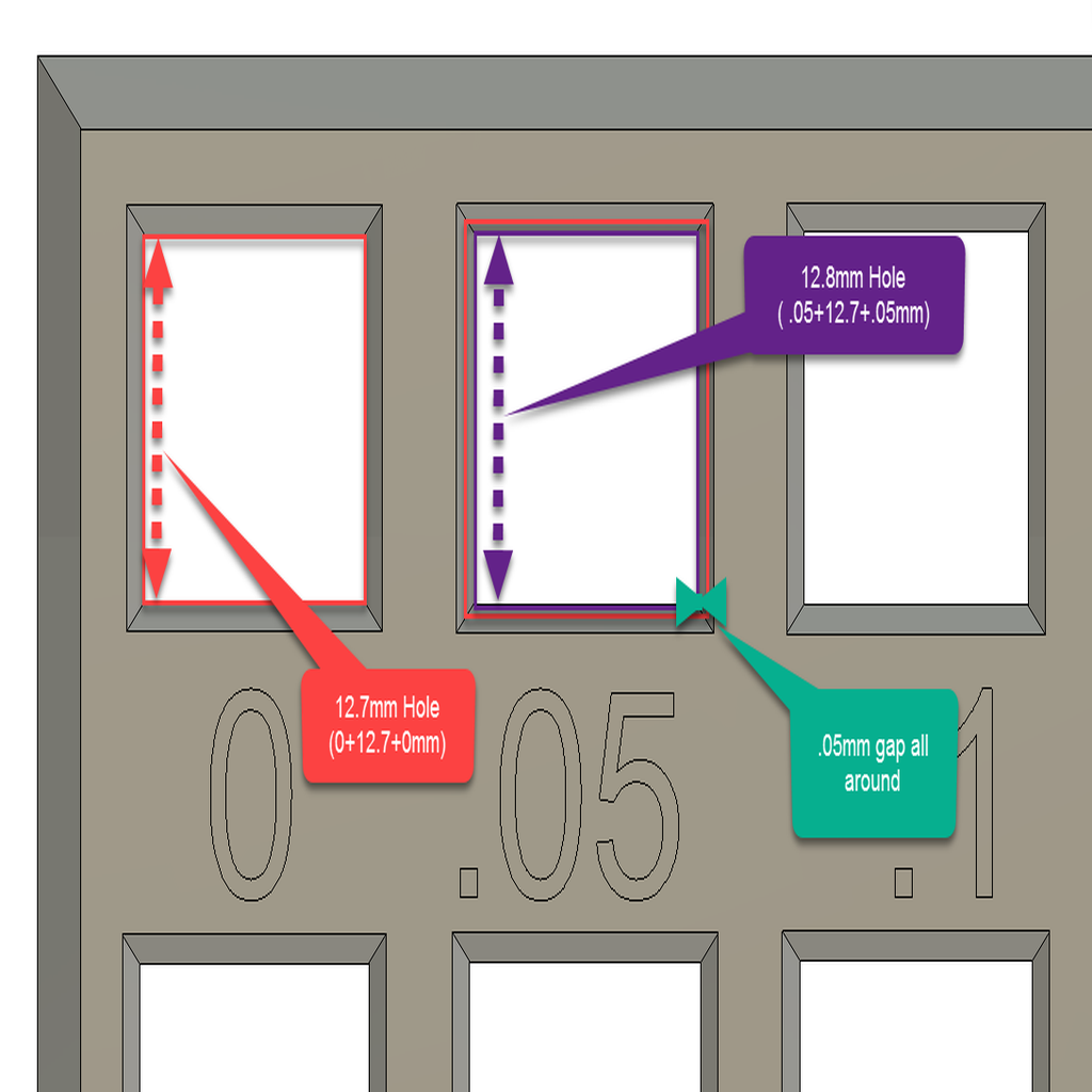 Free STL file Push Fit Tolerance Test・3D printing template to download ...