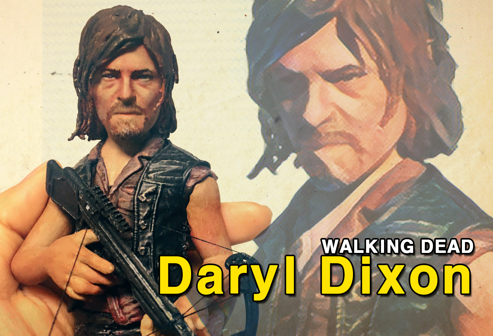 STL file DARYL DIXON [walking dead]・3D printing model to download・Cults