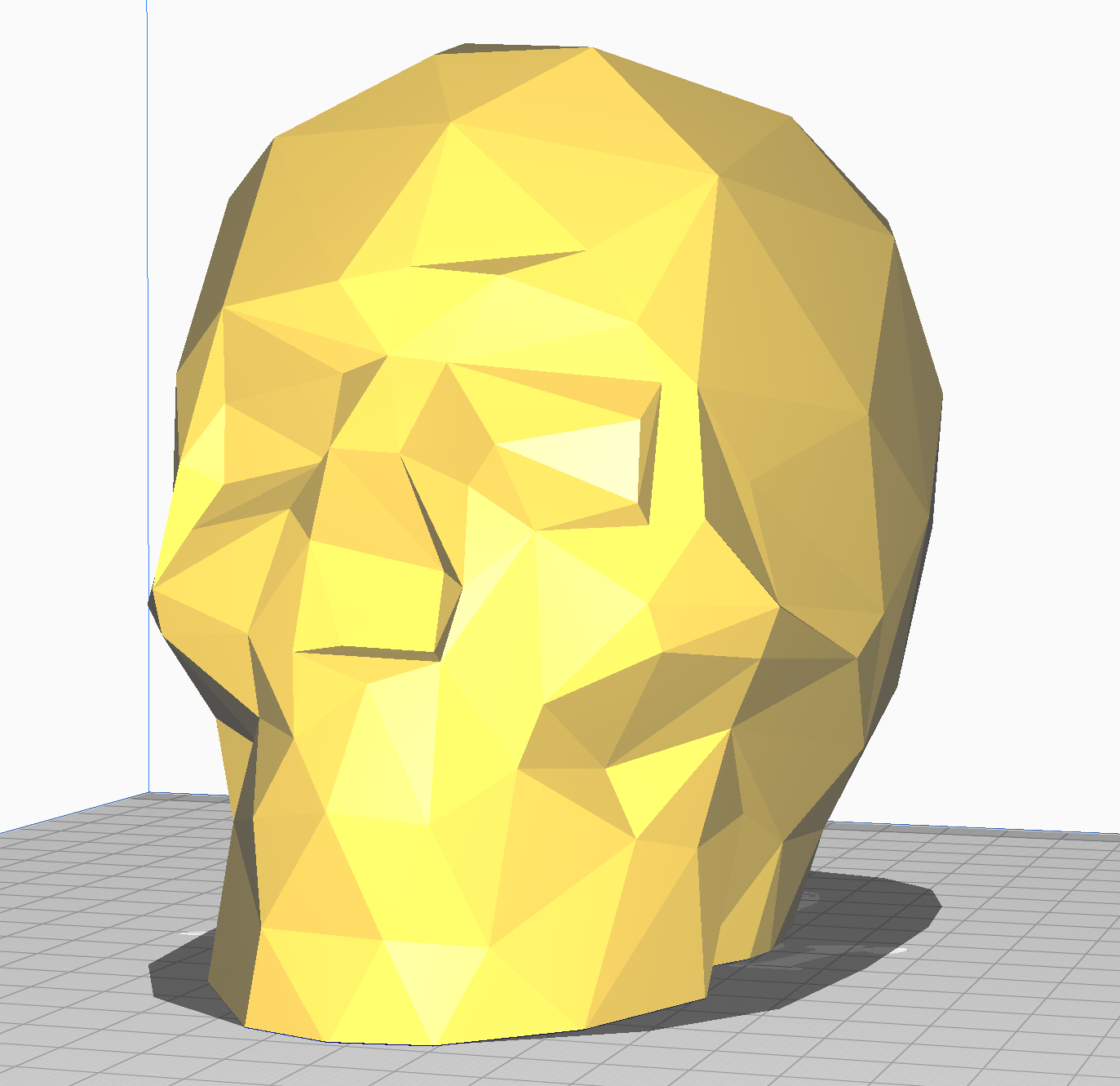 STL file Low Poly Skull Helmet Stand 💀・3D printable model to download・Cults