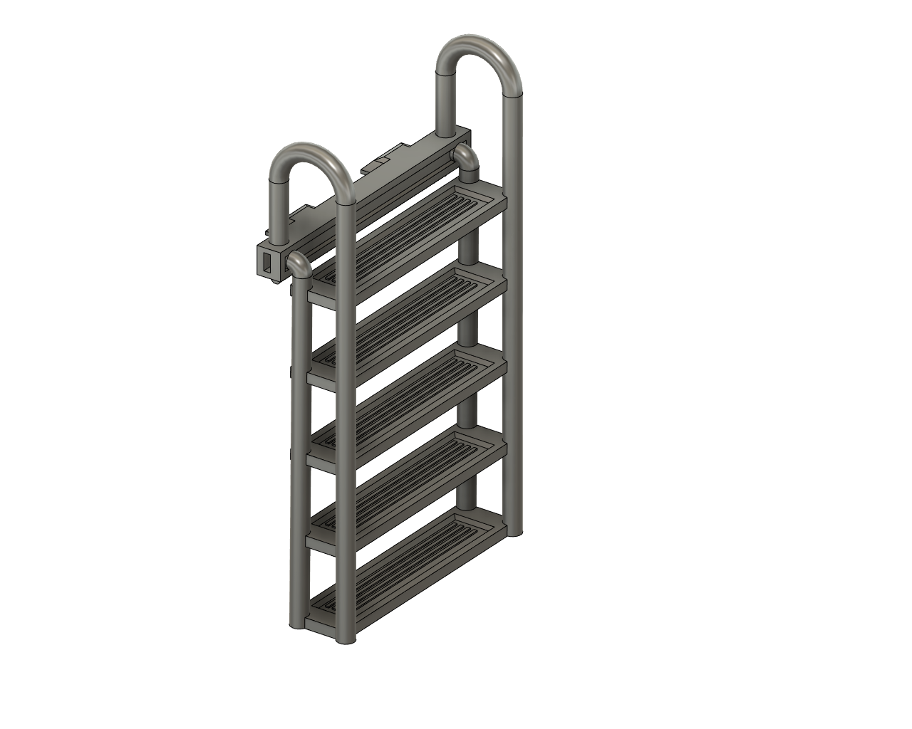 Бесплатный STL файл Catwalk modular kit - Pillars, Ladders ⚔・3D ...