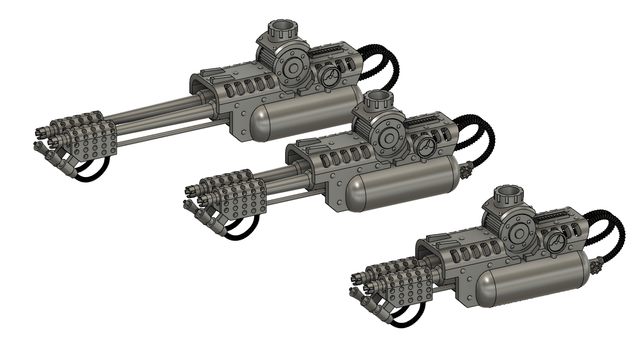STL file Contemptor Dreadnought Flamer in three sizes・3D print design ...