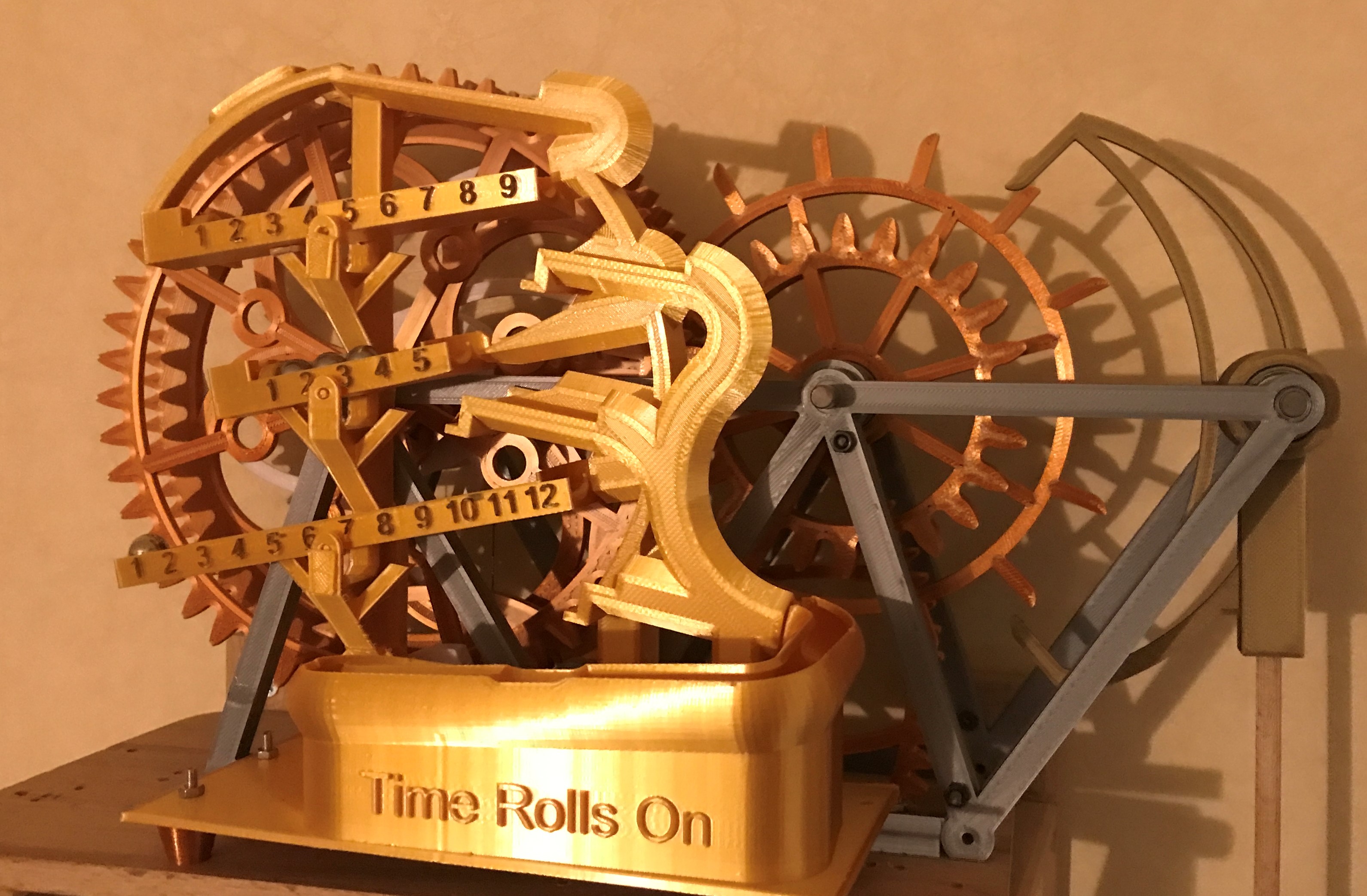 3D printing Marble Clock "Time Rolls On" • made with Creality Ender 3・Cults