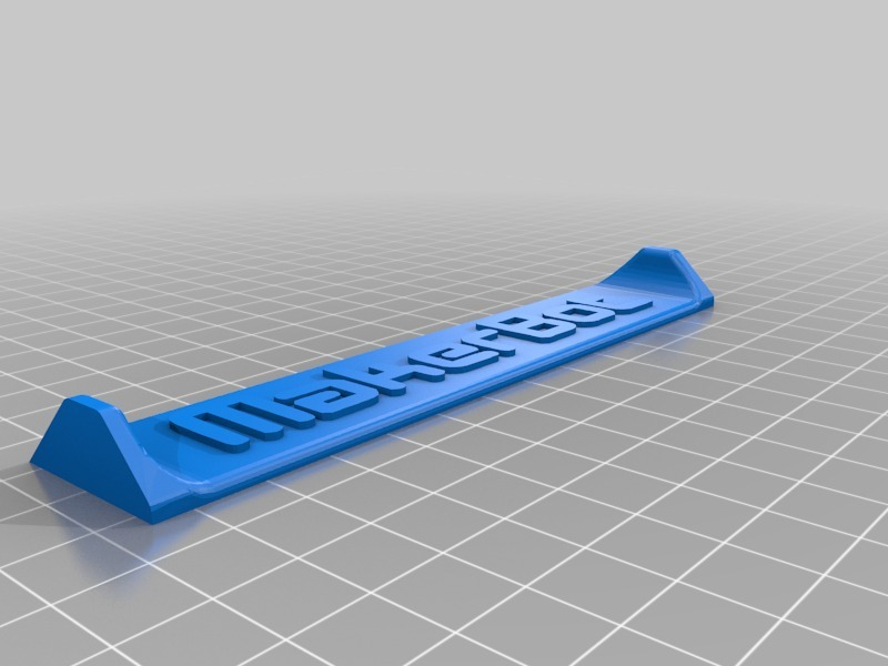 Бесплатный 3D файл CTC Printer Bed Nameplate (Makerbot)・3D-печатная ...