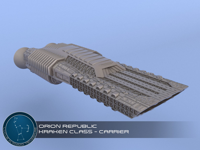 STL file The Orion Republic - Miniature Starships 🛰・3D printing design ...
