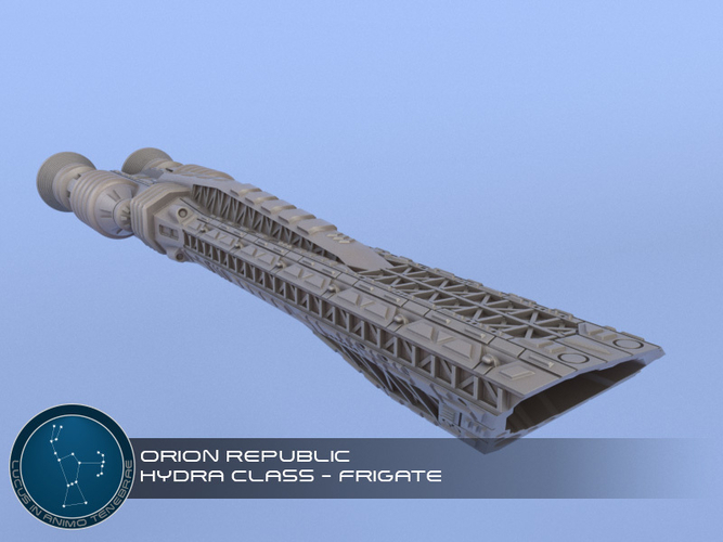 STL file The Orion Republic - Miniature Starships 🛰・3D printing design ...