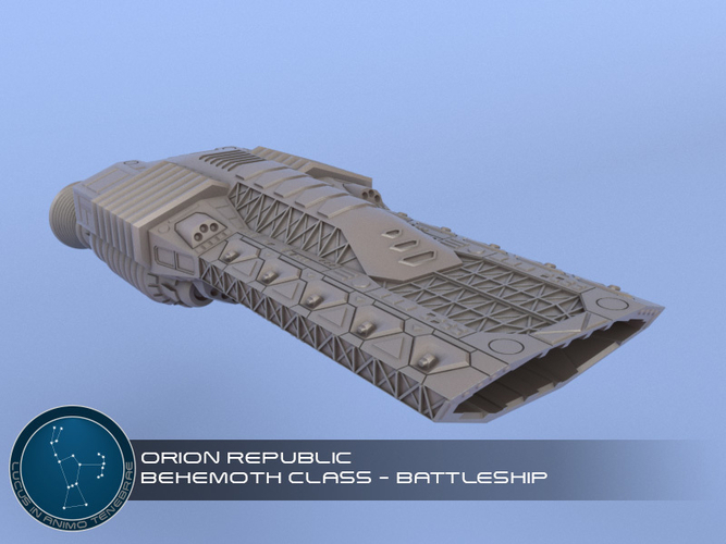 STL file The Orion Republic - Miniature Starships 🛰・3D printing design ...