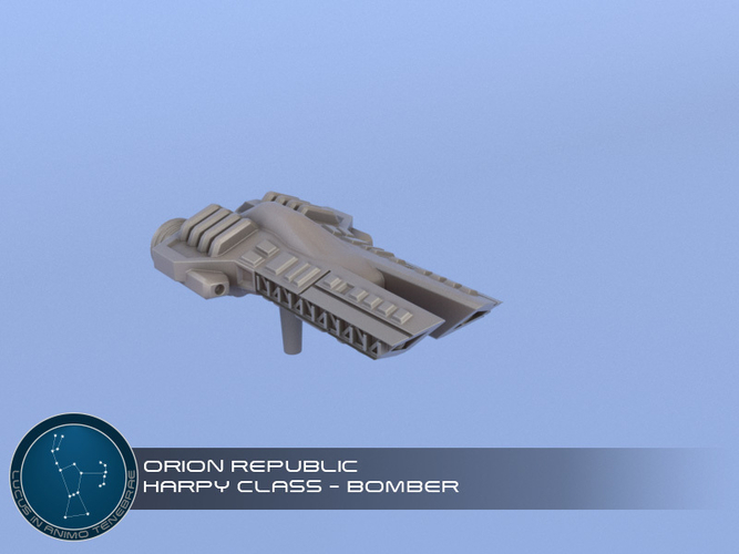 STL file The Orion Republic - Miniature Starships 🛰・3D printing design ...