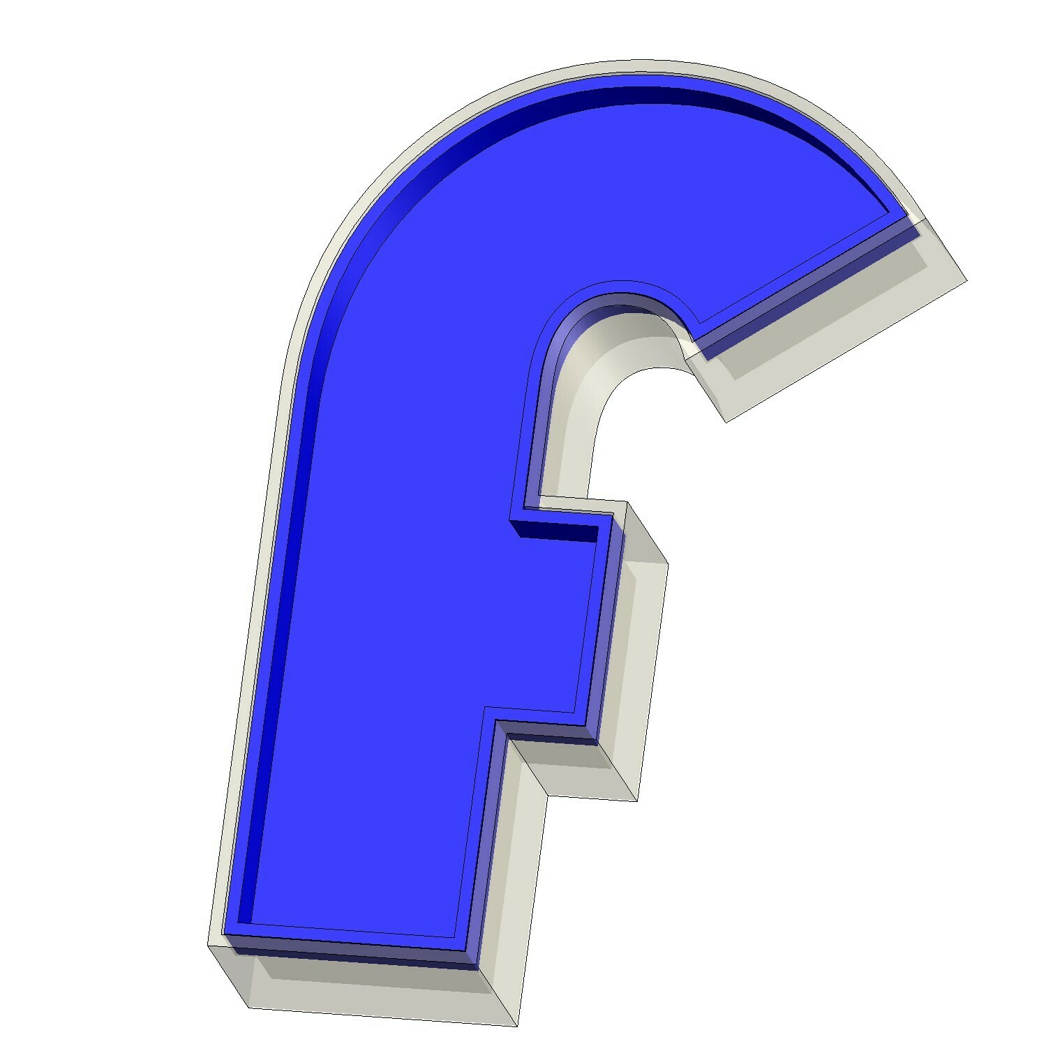 STL file Letter F・Template to download and 3D print・Cults