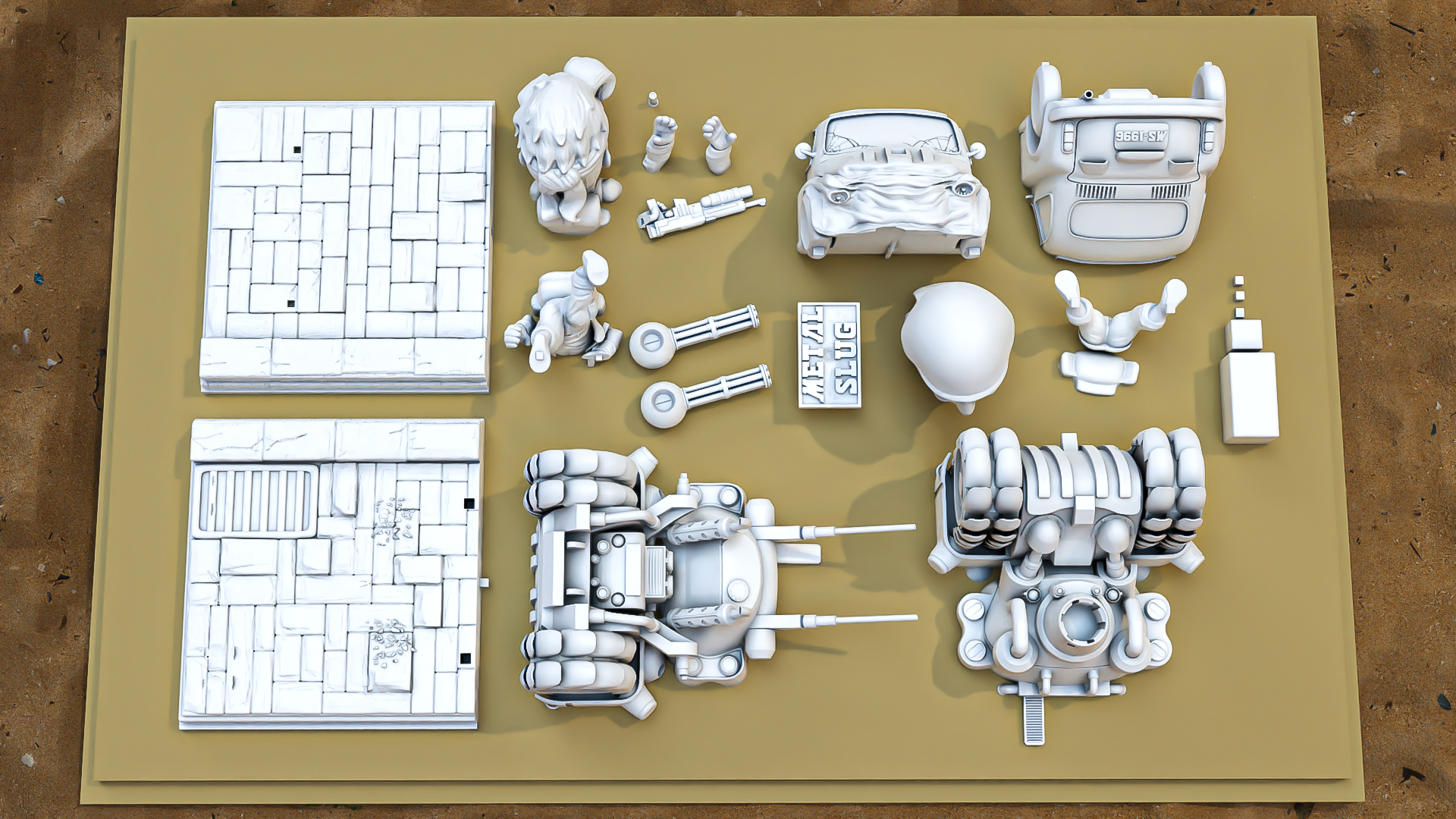 3D file Metal Slug Diorama STL for 3D printing 🪖・3D print object to ...