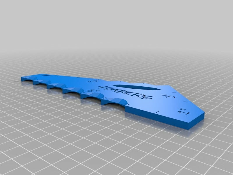 Free STL file Ruler/Gauge for wargame (Warcry) 📏・3D printable model to ...
