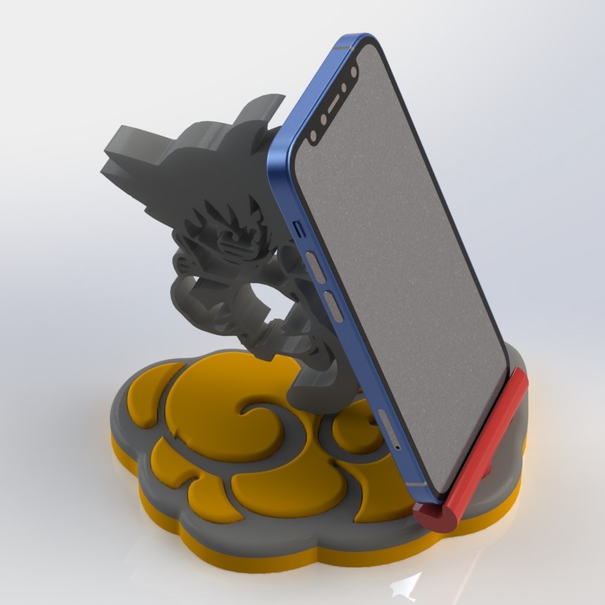 STL file Child Goku Cell Phone Holder・3D printable model to download・Cults
