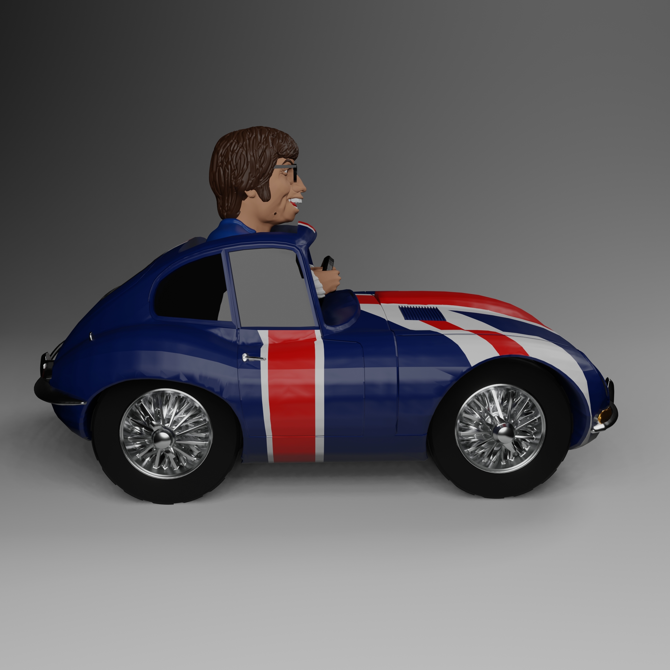 STL file Austin Power's Car - CHIBICAR No.1 🚗・3D printable design to ...