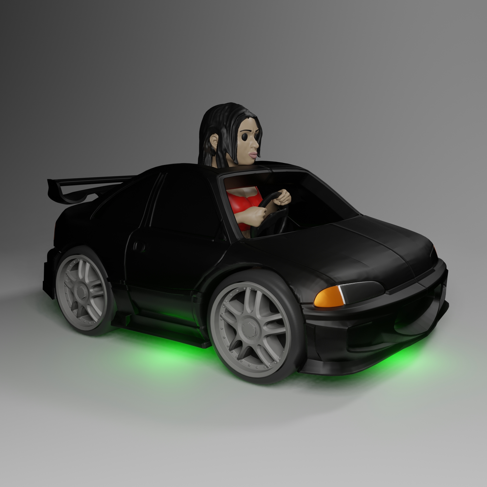 Archivo STL Family´s Civic - CHIBICAR No.8 🧑‍ ️・Plan imprimible en 3D ...