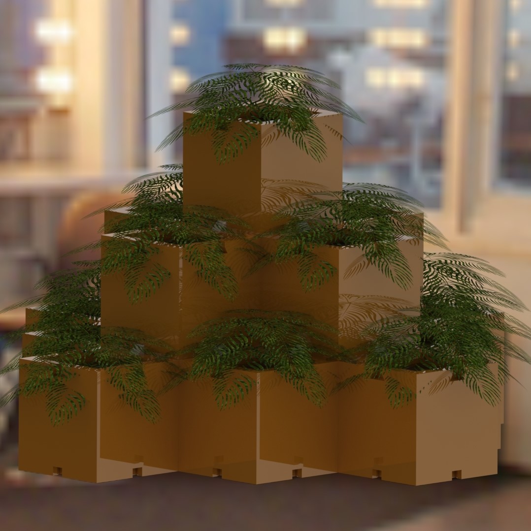 STL file Modular Planters・3D printer design to download・Cults