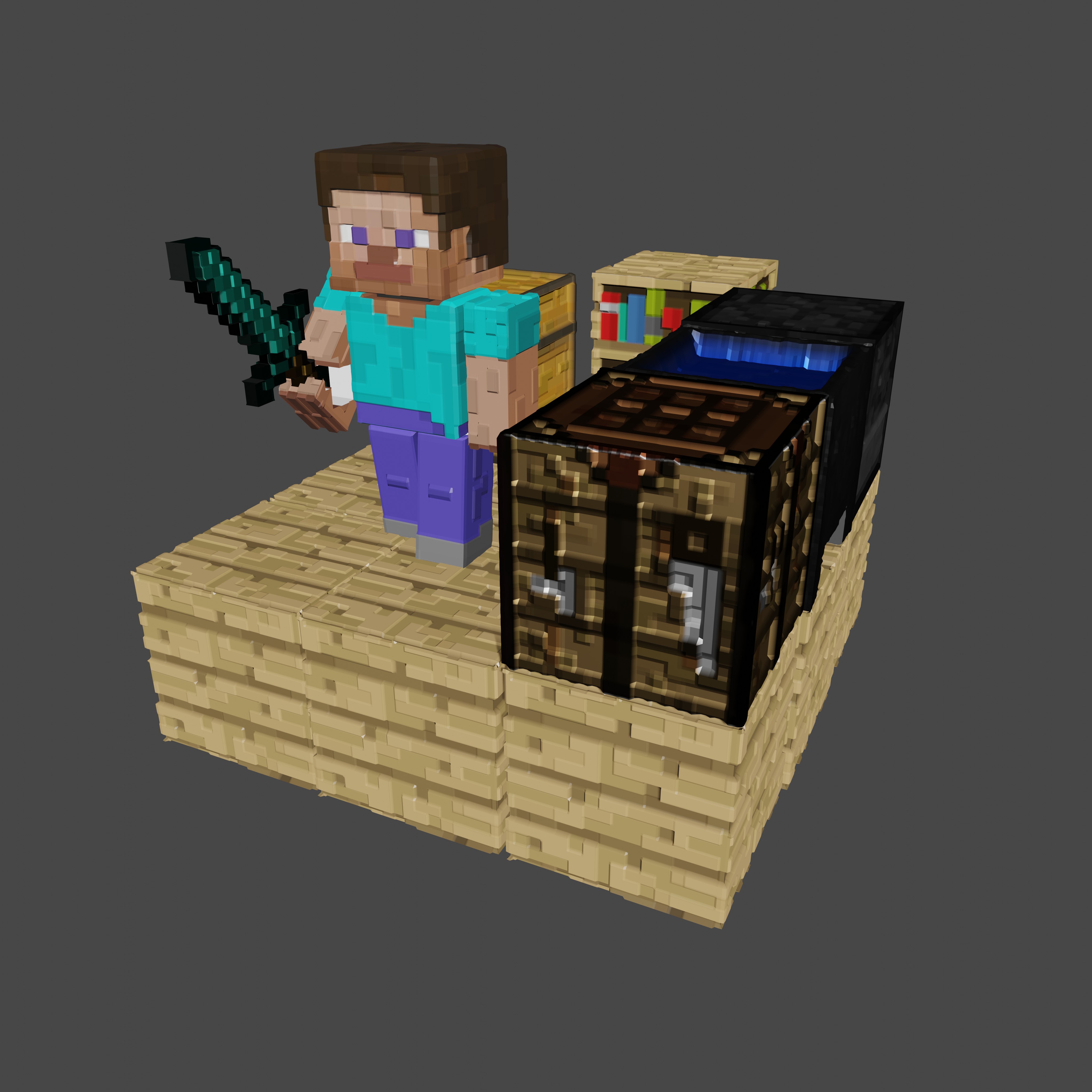 STL file House Diorama Mine - Magnetic・3D printer model to download・Cults