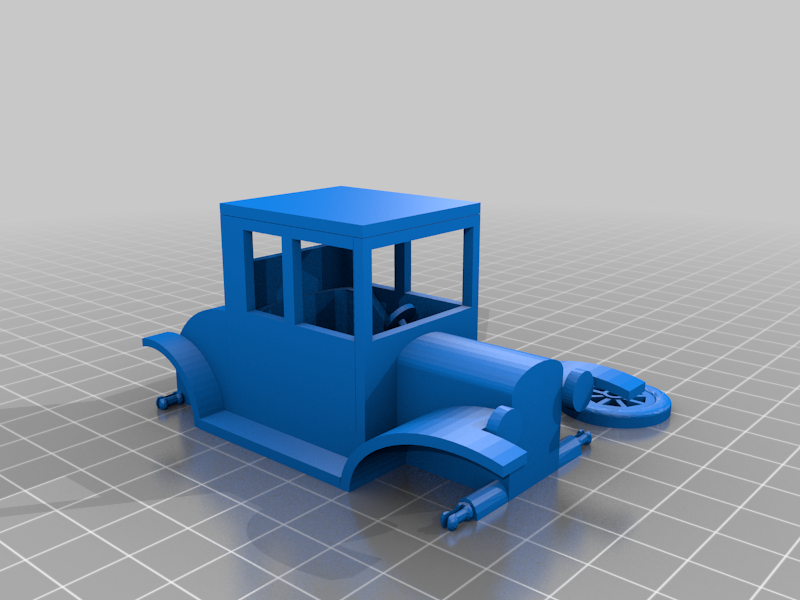 Free STL file Ford Model T Coupe Car・3D printable object to download・Cults