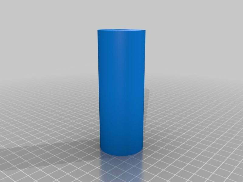 Free STL file Hollow cylinder for filament holder made with a stand・3D ...