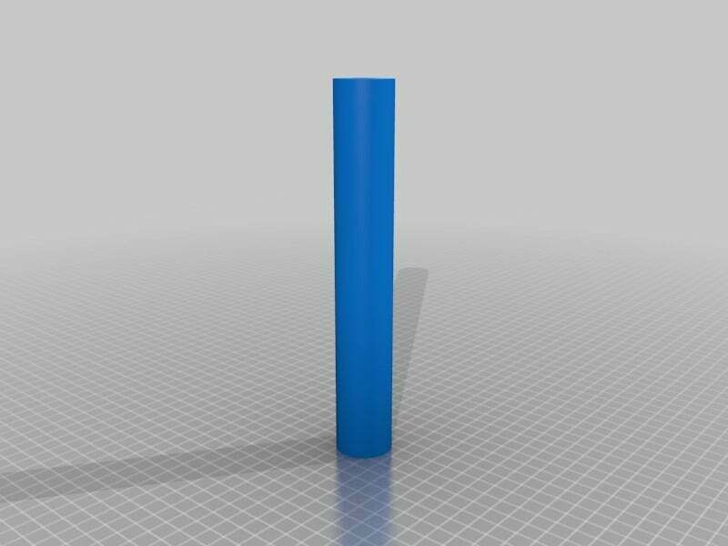 Free STL file Hollow cylinder for filament holder made with a stand・3D ...