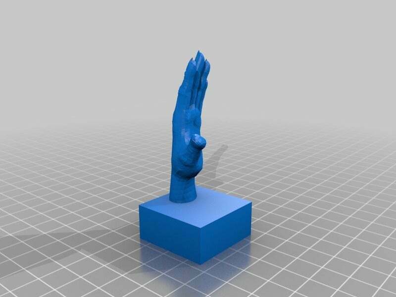 Free STL file Hand on duplo-compatible block ・3D printer design to ...