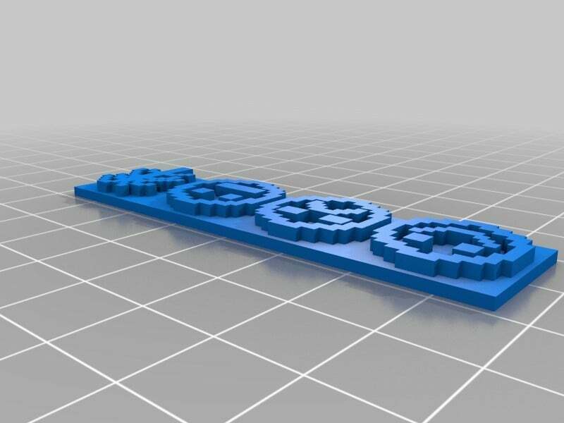 Free STL file OpenSCAD Bitmap Fonts Module・3D print design to download ...