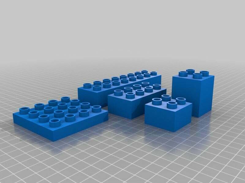 Free STL file Modular castle kit - Duplo compatible・3D printable model ...