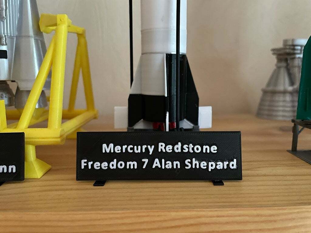 Free STL file Mercury Redstone information Plate・3D print object to ...