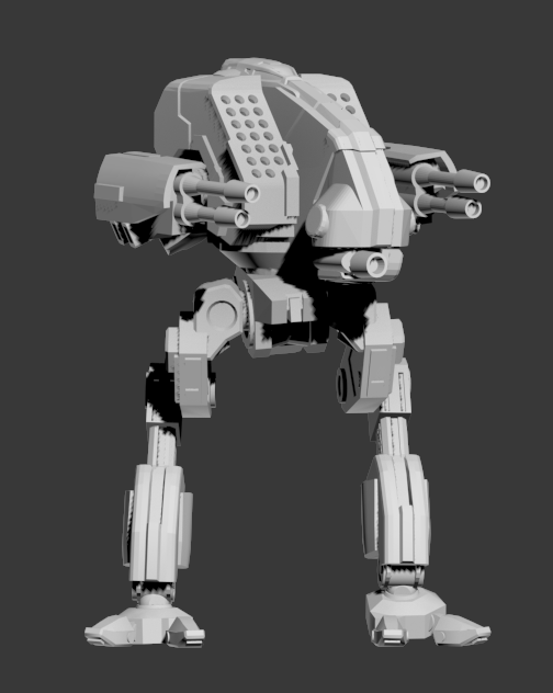 Free 3D file Support Mech・3D printing design to download・Cults