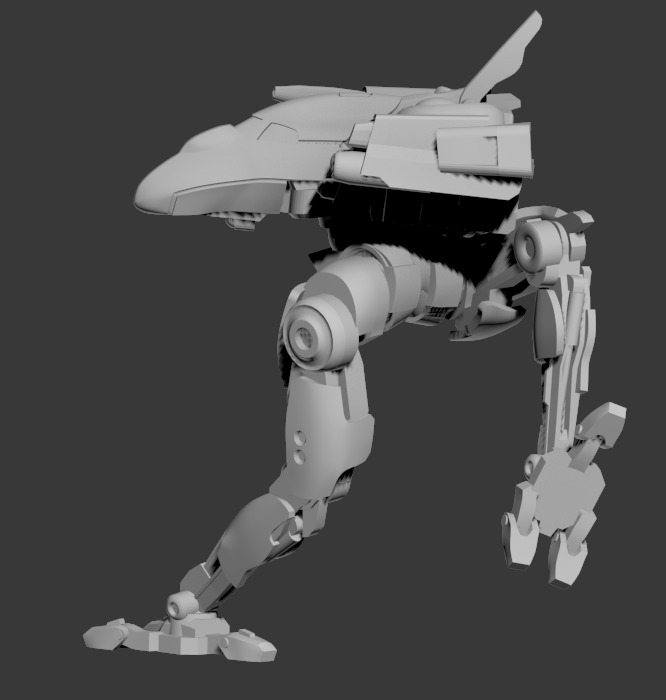 Free 3D file Scout Mech 🎲・3D printable design to download・Cults