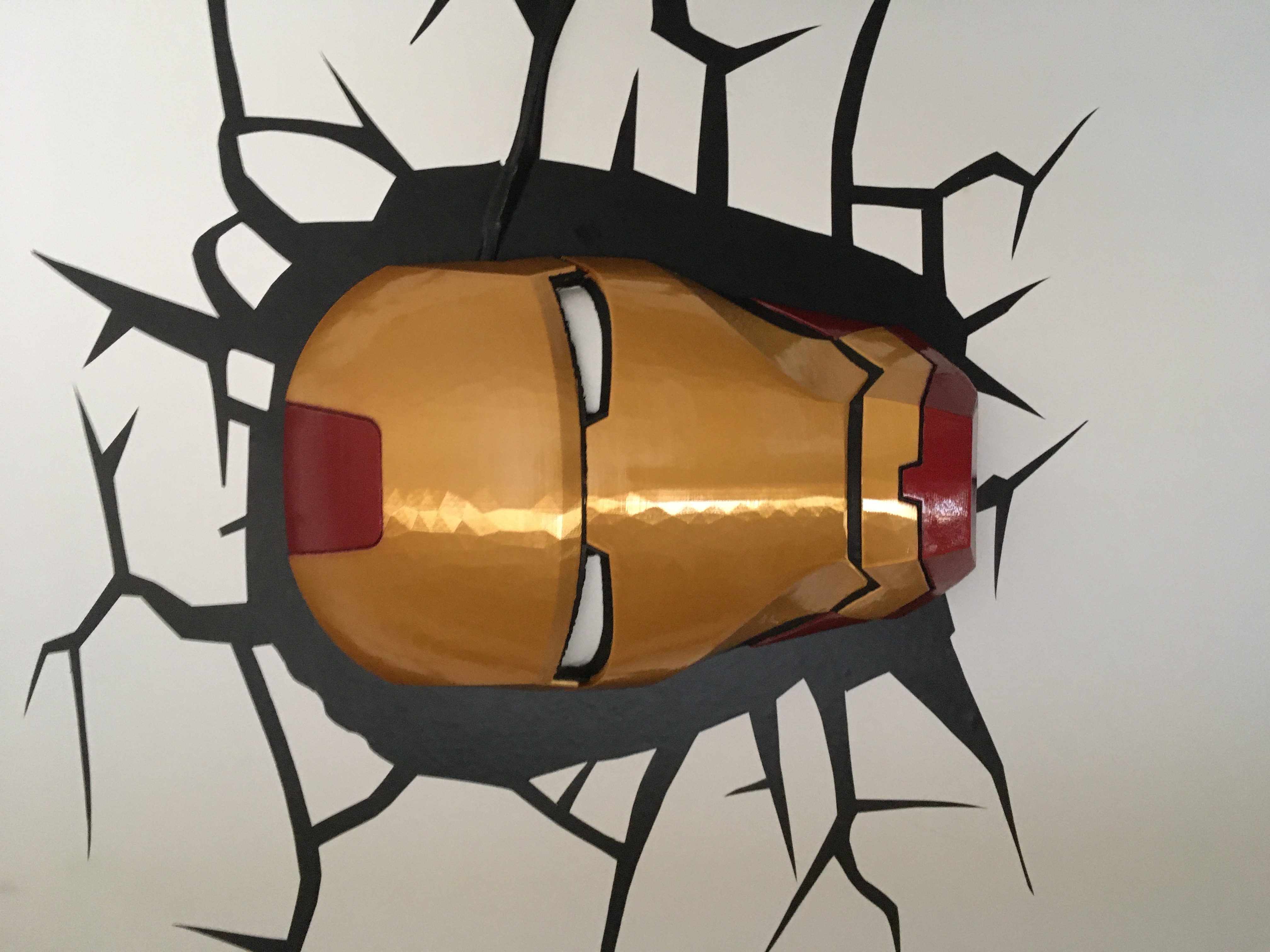 STL file Iron Man Mask with Led Light・3D printing model to download・Cults