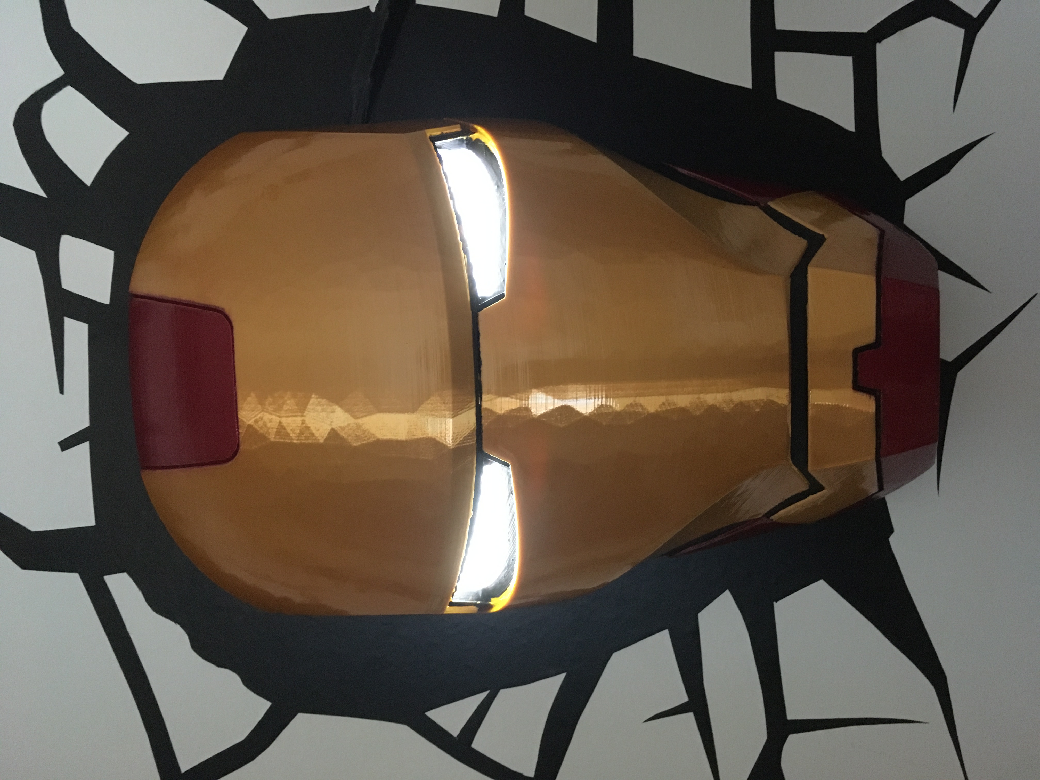 STL file Iron Man Mask with Led Light・3D printing model to download・Cults
