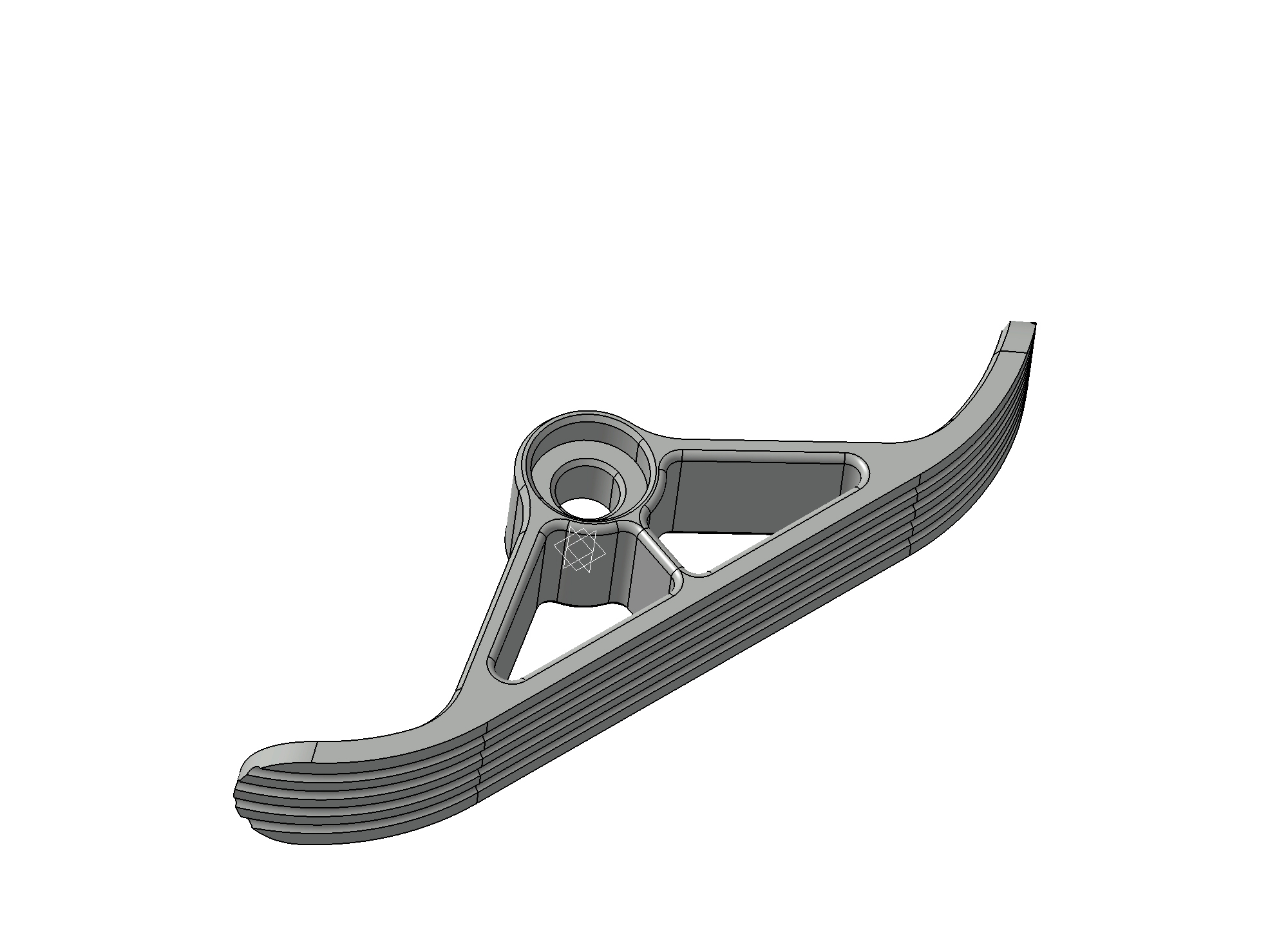 STL file ski for snow longboard / cruiser skate・Design to download and ...