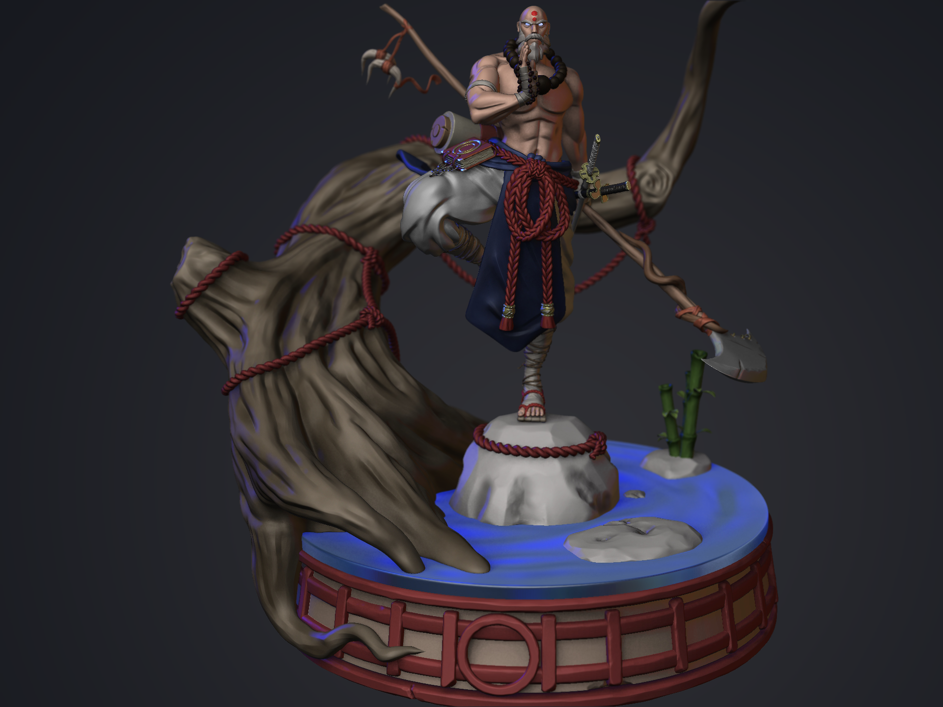 3D file Monk Collectible・3D printable design to download・Cults