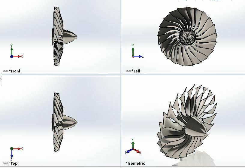 3D file Jet Engine Fan・3D printable model to download・Cults