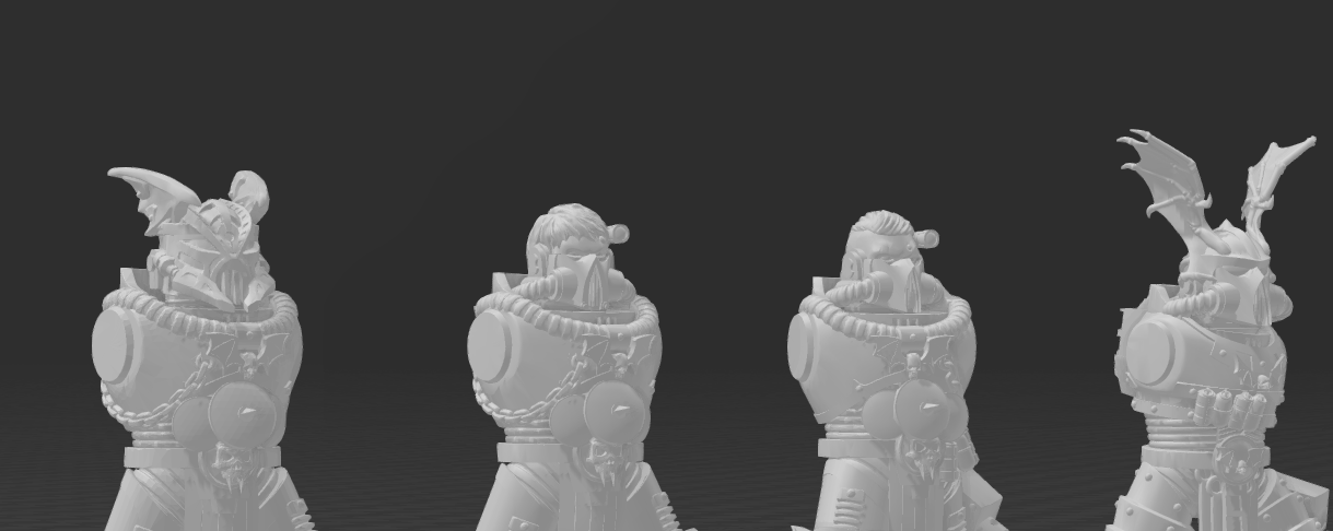 Free 3D file Night bats heads and extras・3D print object to download・Cults