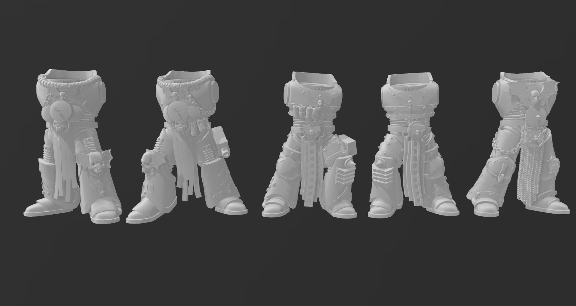 Free 3D file Night bats torsos・3D printing design to download・Cults