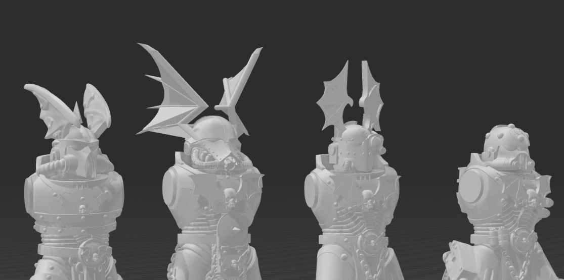 Free 3D file Night bats heads and extras・3D print object to download・Cults