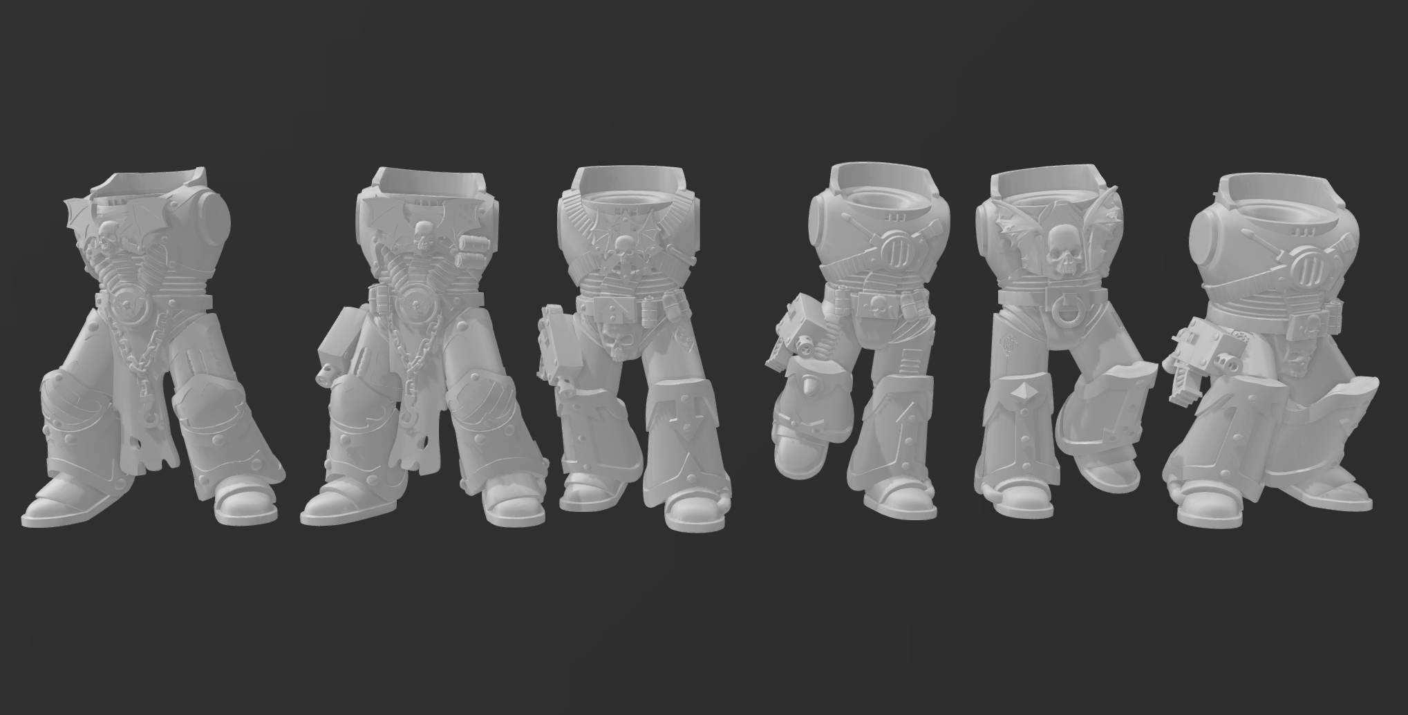 Free 3D file Night bats torsos・3D printing design to download・Cults