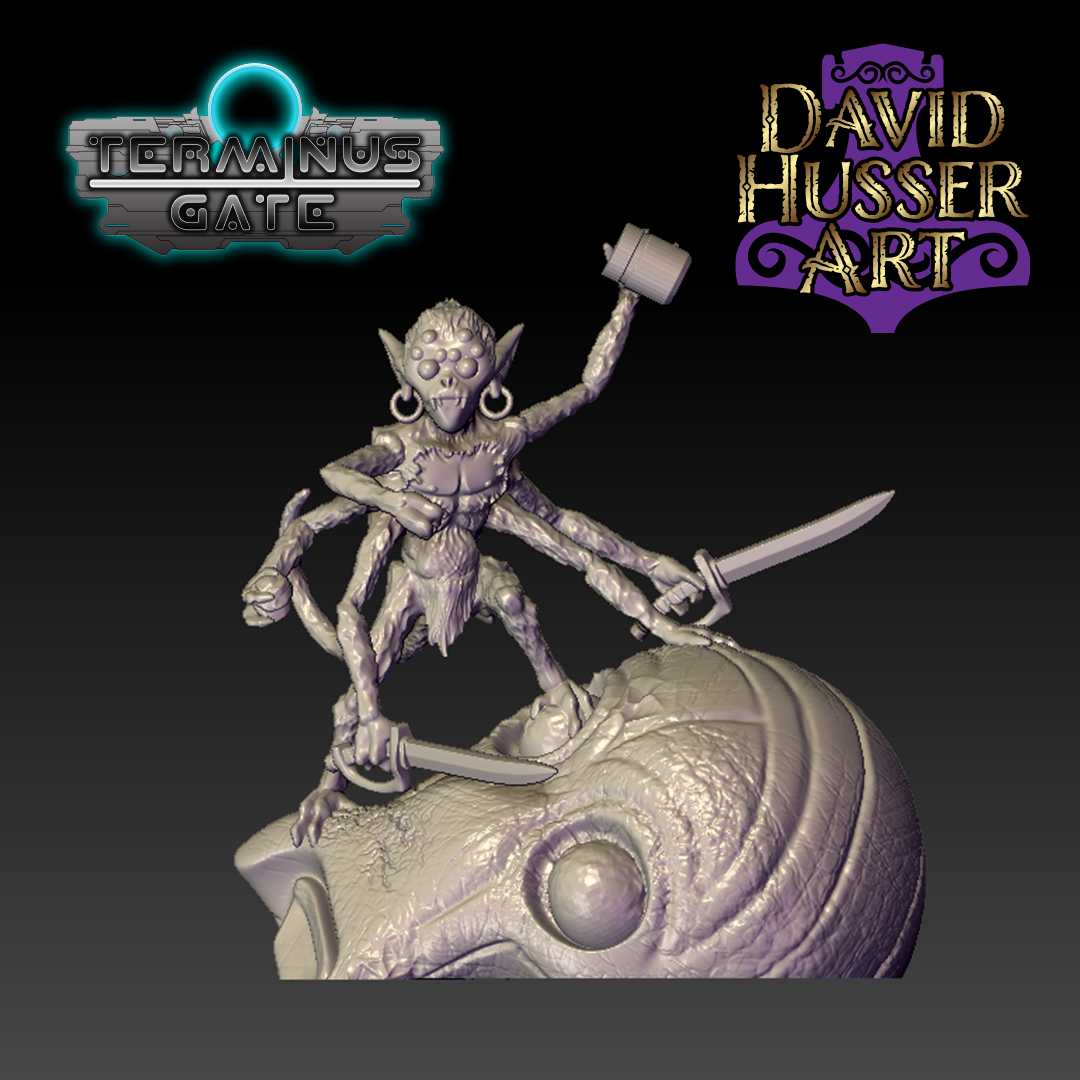 STL file Occulus, Spider monkey companion・Model to download and 3D ...