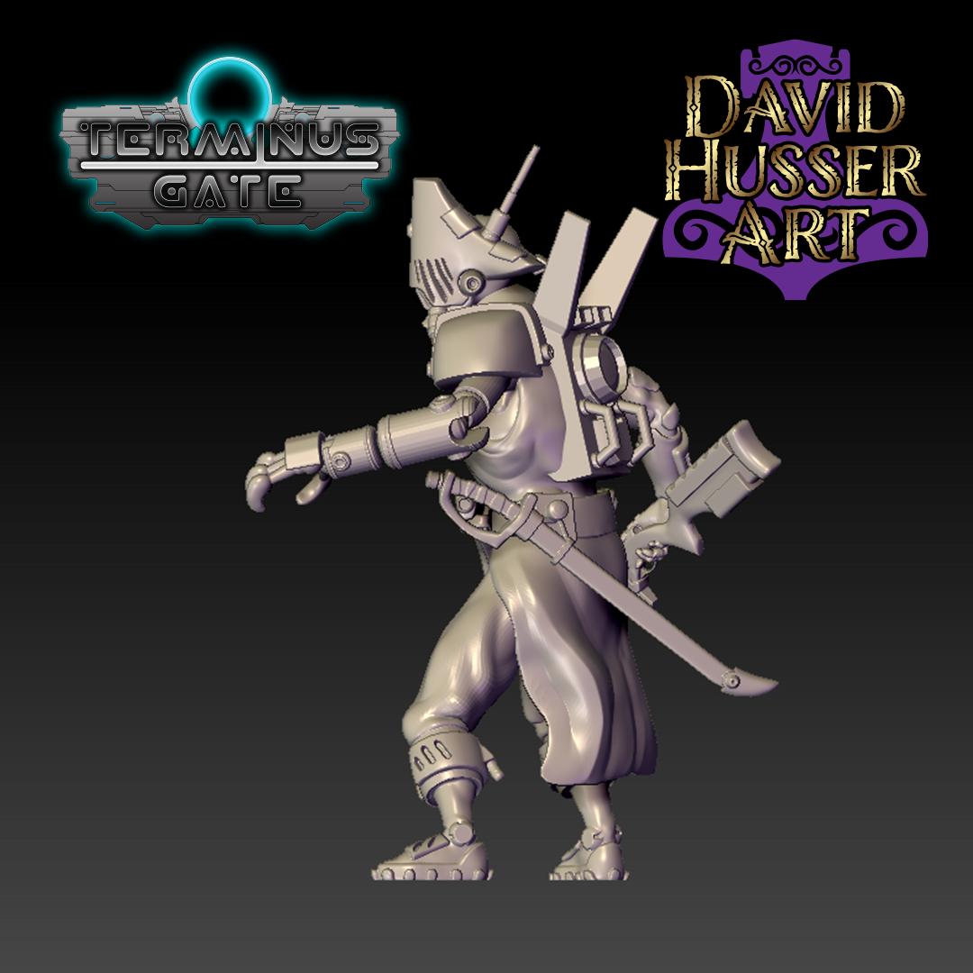 STL file Space Pirate Commander Finch・3D print object to download・Cults