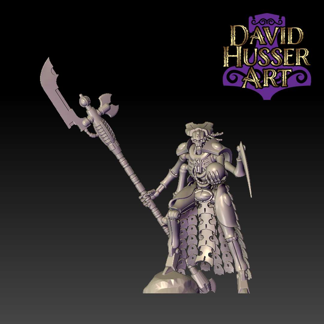 STL file Space Undead Priestess・3D printer model to download・Cults