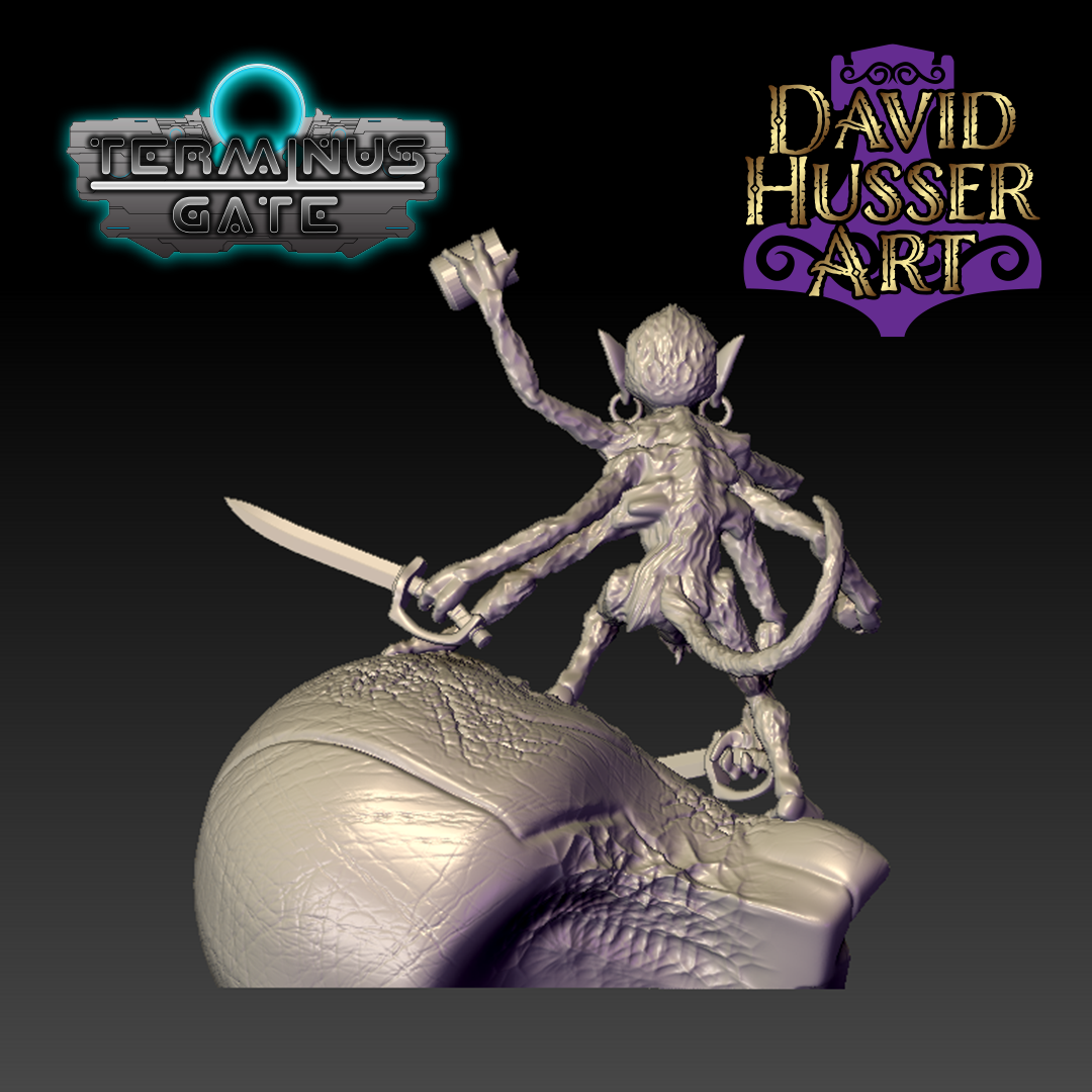 STL file Occulus, Spider monkey companion・Model to download and 3D ...