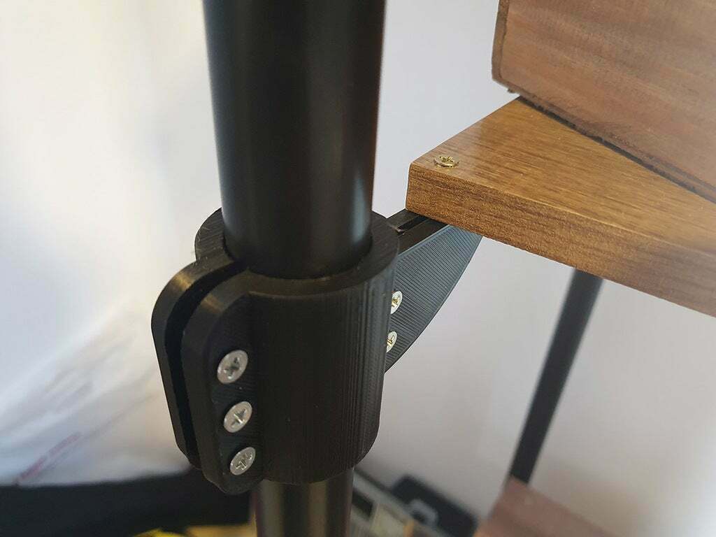 Free STL file Tube Shelf Support 🧹・3D print object to download・Cults