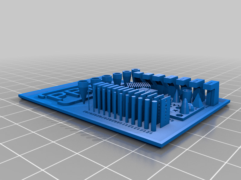 Free 3D file GoPrint resin test model（高普达树脂测试模型） 🧞‍♂️・3D printer design ...